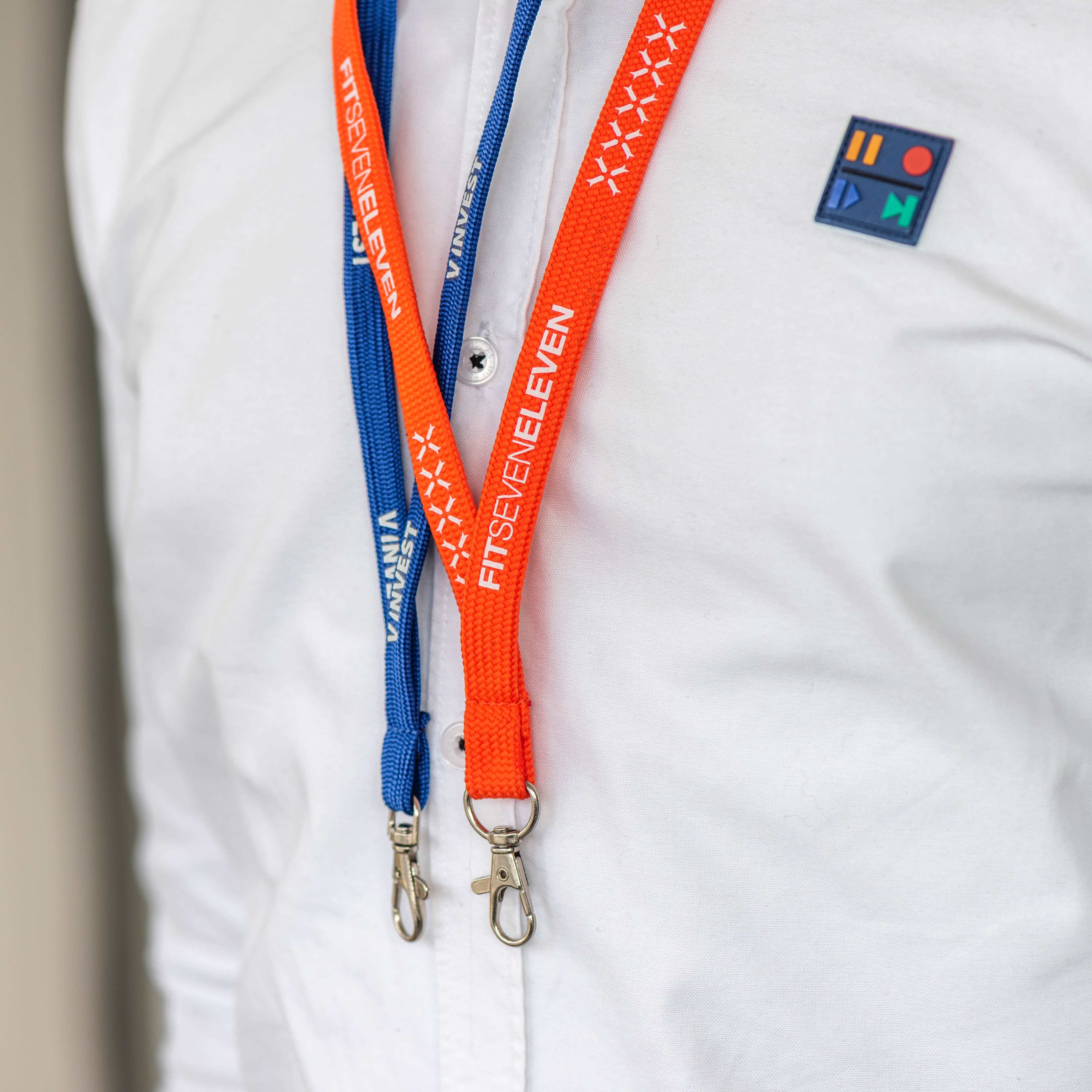 Custom 5/8 Inch Polyester Lanyard (15mm) – T-rex Goodies